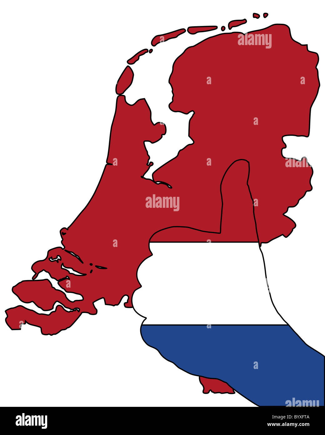 Dutch finger signal Stock Photo - Alamy