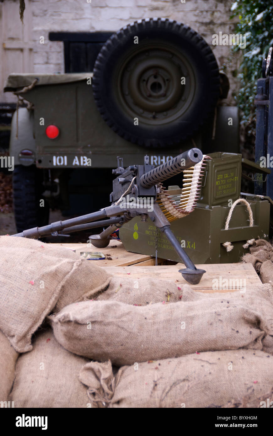 30 caliber machine gun hi-res stock photography and images - Alamy
