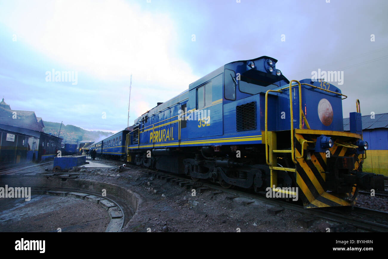 PeruRail, Train from Cusco to Machu Picchu. Peru, South America Stock ...