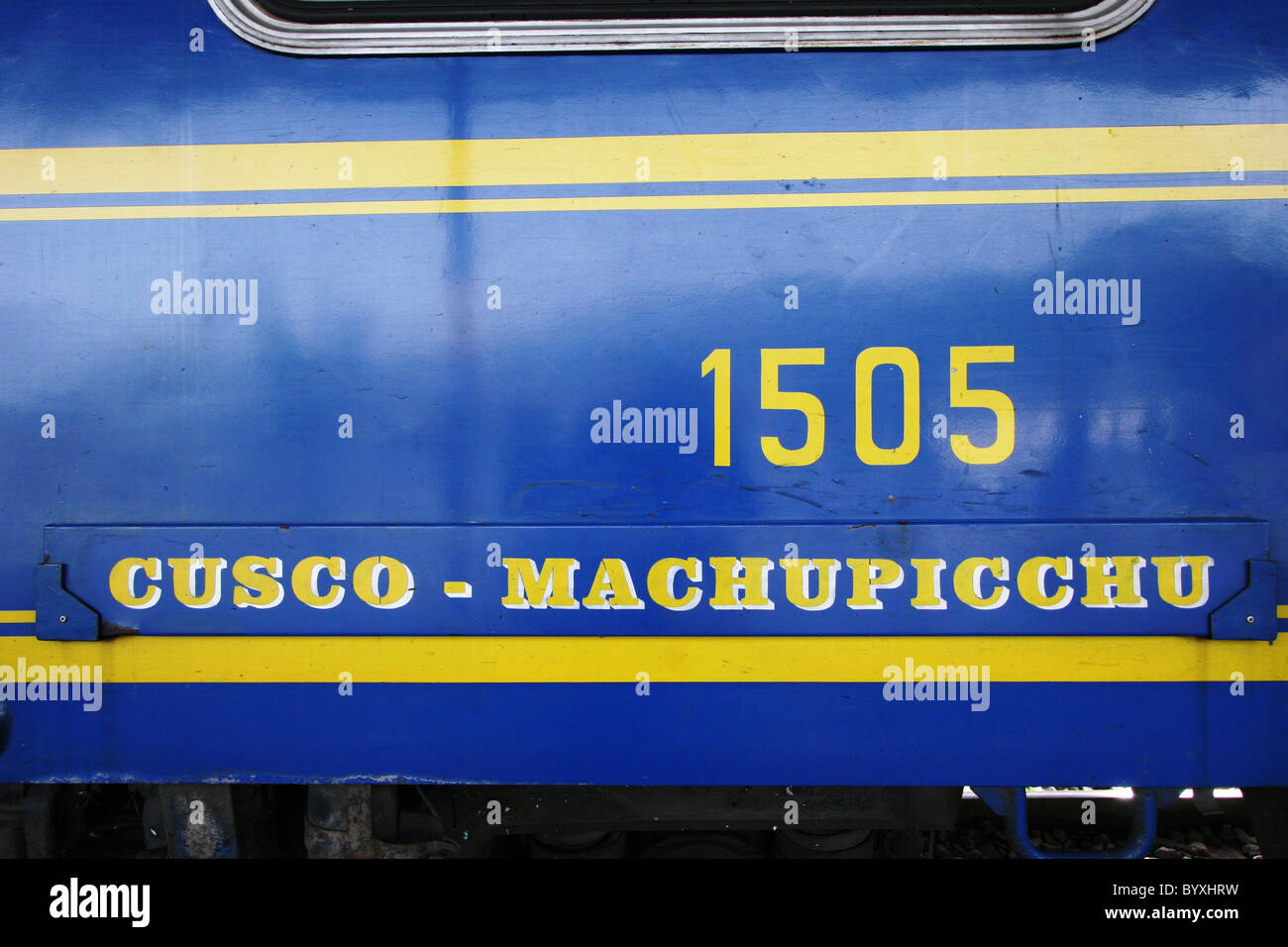 PeruRail, Train from Cusco to Machu Picchu. Peru, South America Stock ...