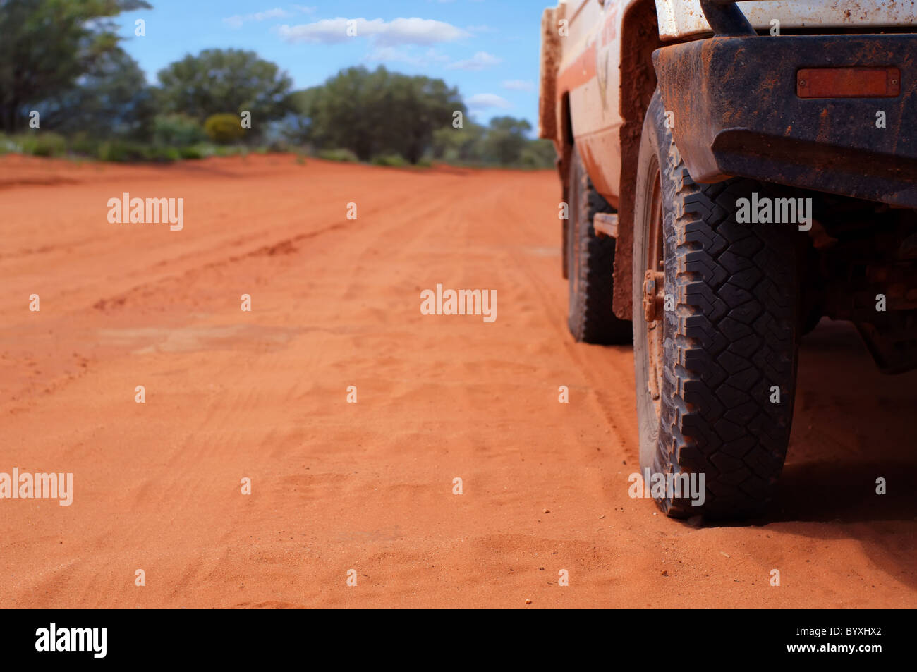 Track in Outback Stock Photo - Alamy