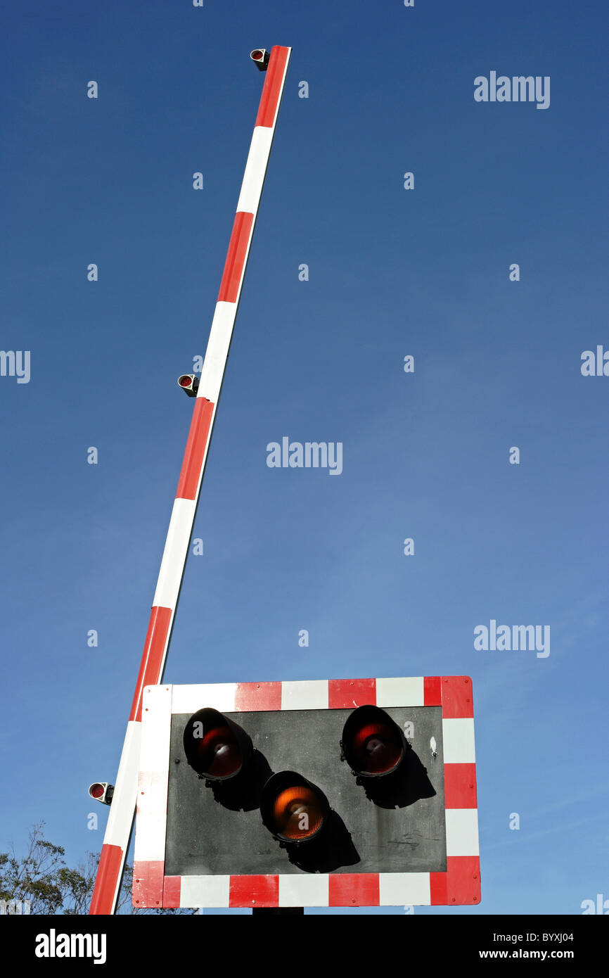 Unmanned level crossing hi-res stock photography and images - Alamy