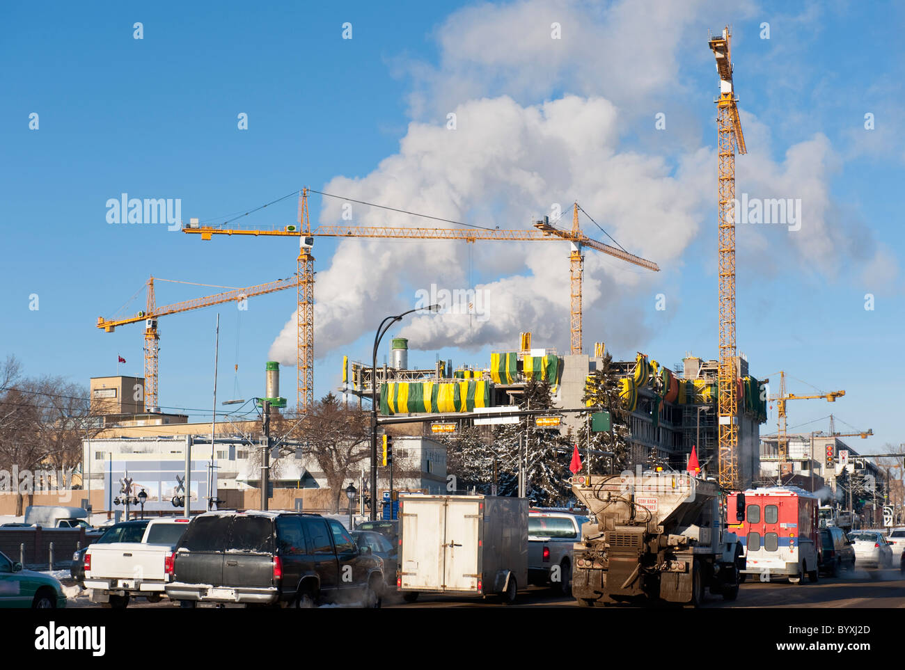 air pollution, traffic congestion and building construction; edmonton ...