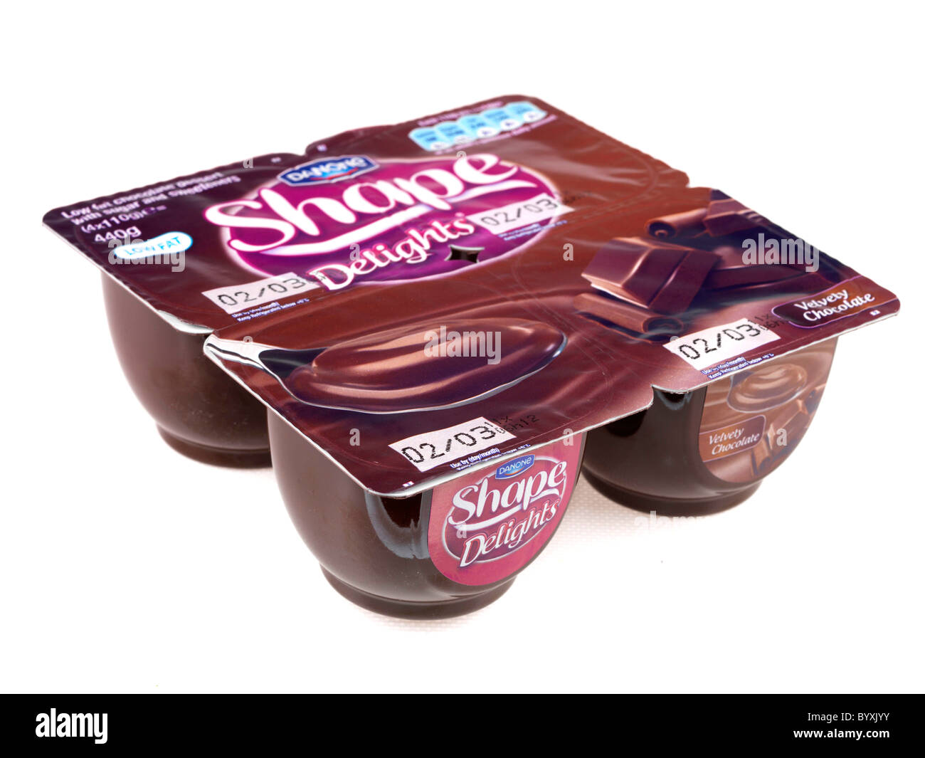 Shape Delight Desserts Stock Photo - Alamy