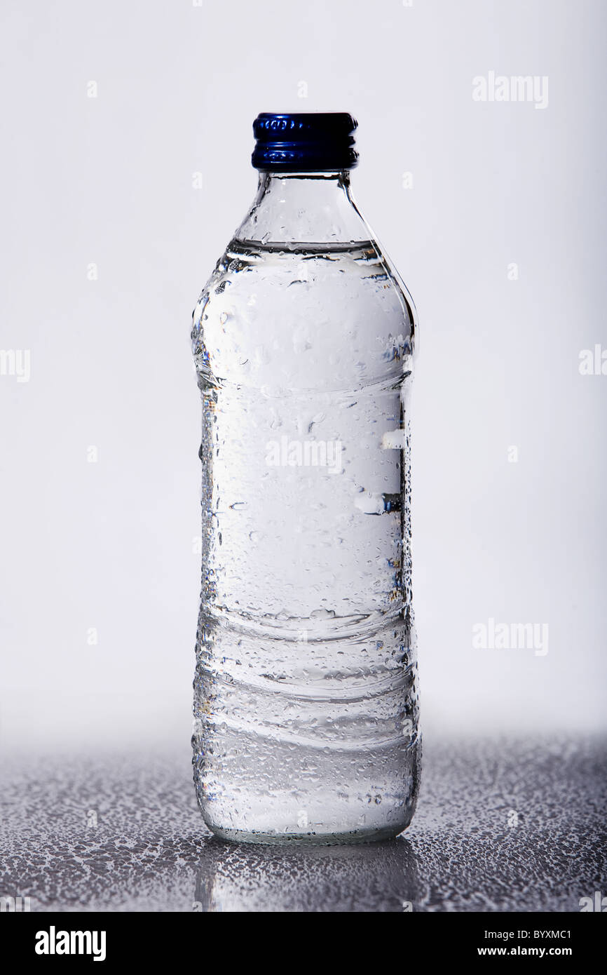 Isolated water bottle with water drops Stock Photo - Alamy