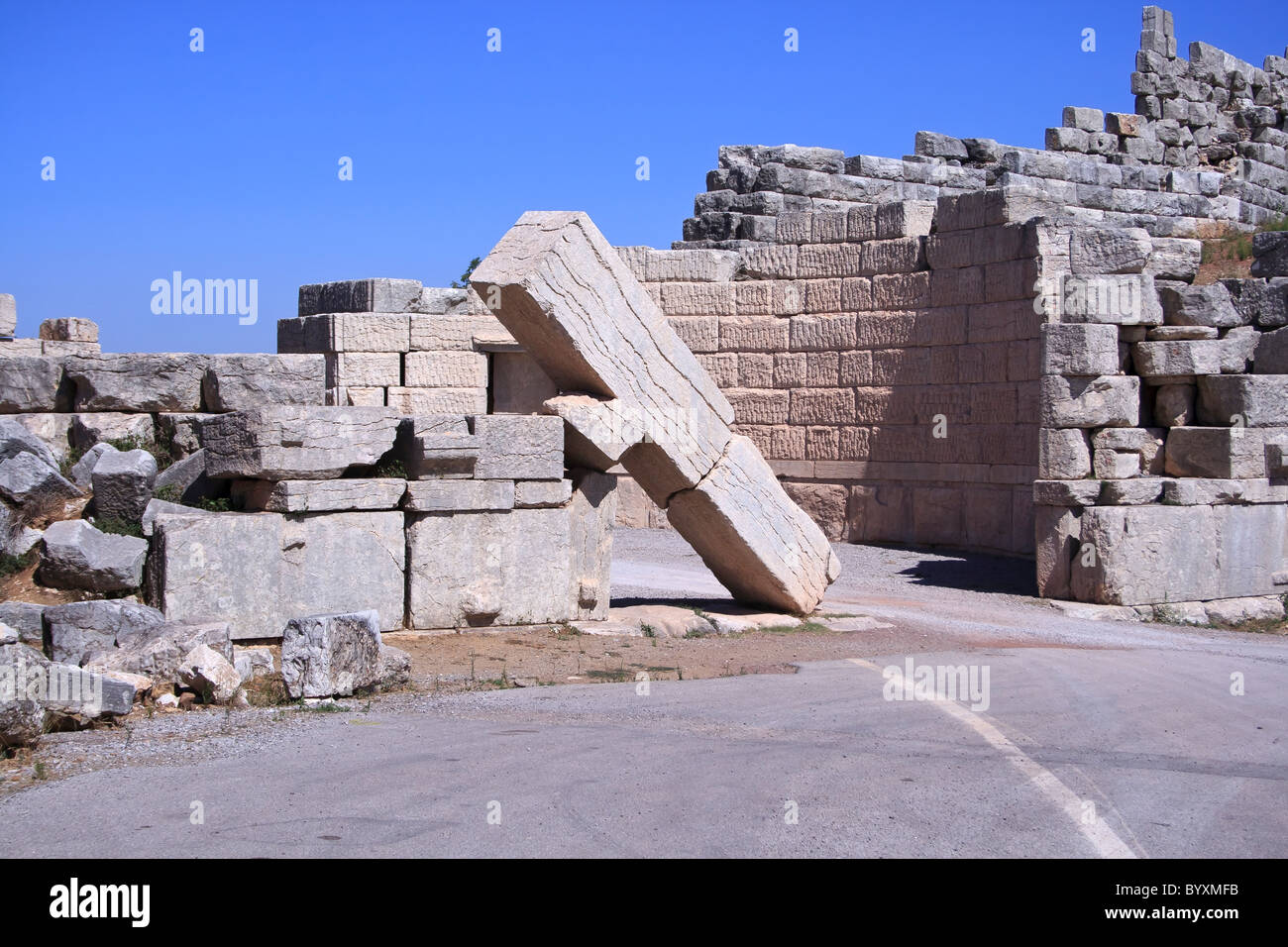 Arcadian gate ruins hi-res stock photography and images - Alamy