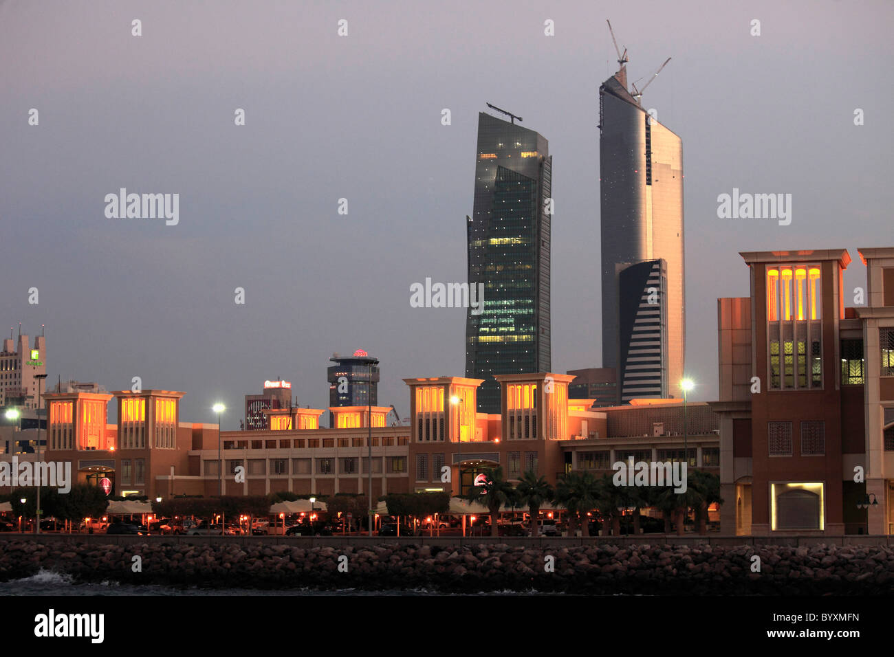 Kuwait, Kuwait City, Souk Sharq, skyline Stock Photo - Alamy
