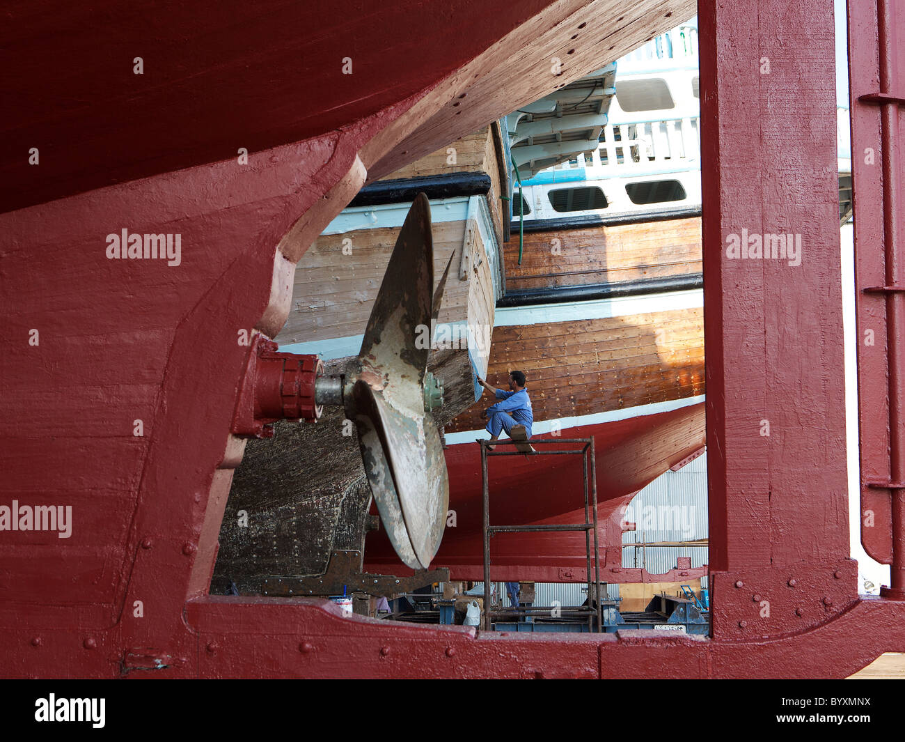Dubai shipyard hi-res stock photography and images - Alamy