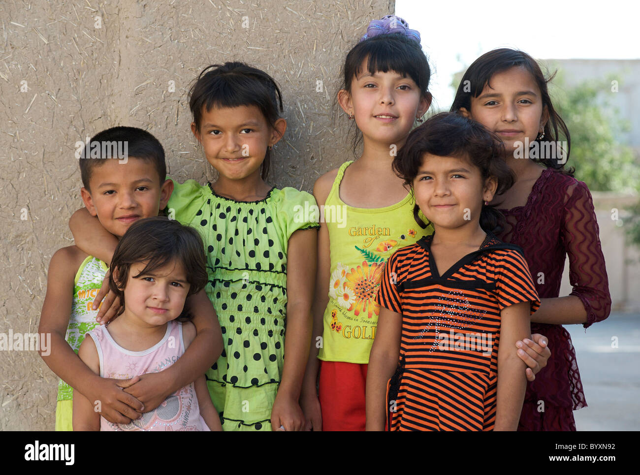 Uzbeki children, Khiva, Uzbekistan Stock Photo - Alamy