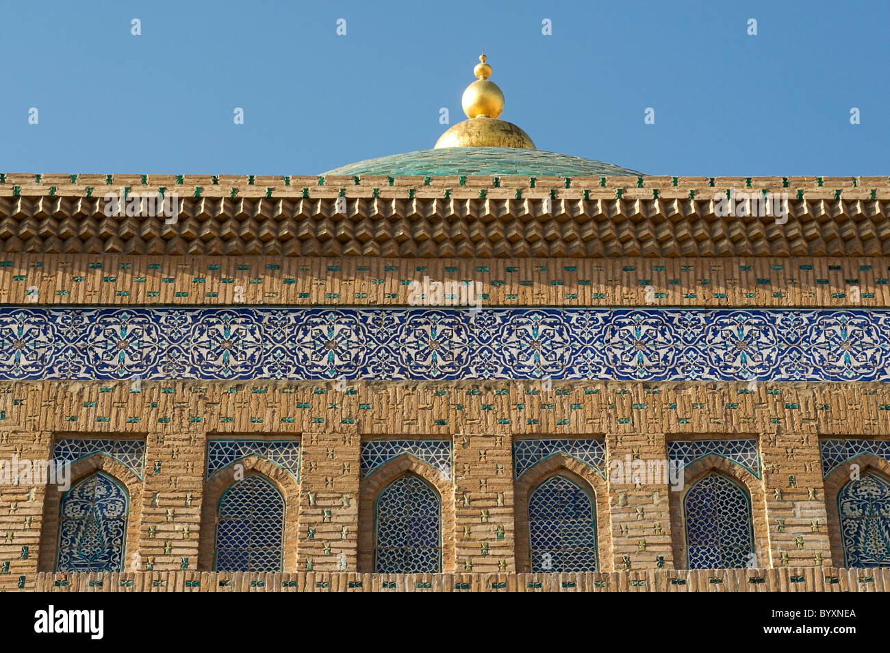 Pahlavan Mahmud mausoleum, Khiva, Uzbekistan Stock Photo - Alamy