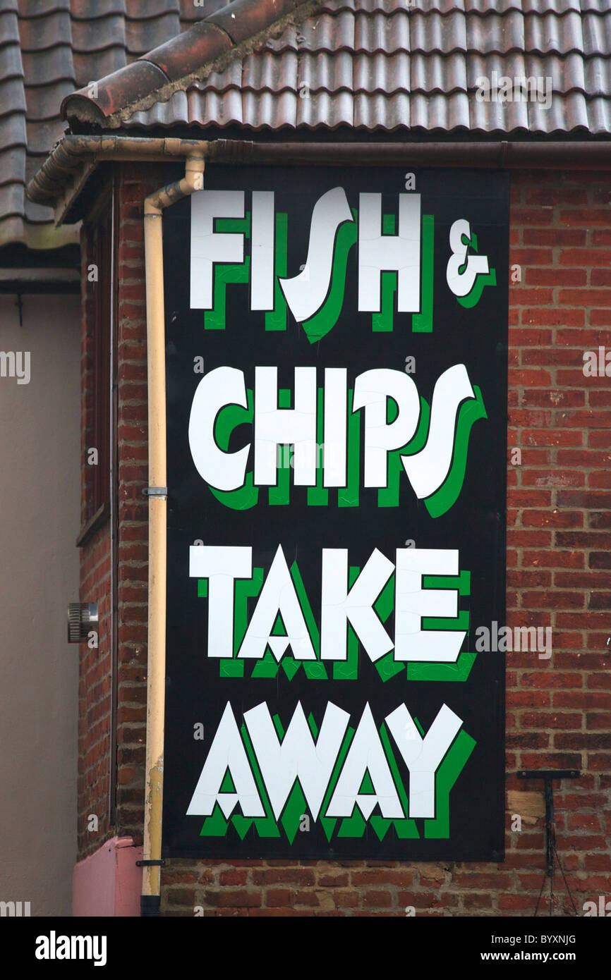 Take away food sign hi-res stock photography and images - Alamy