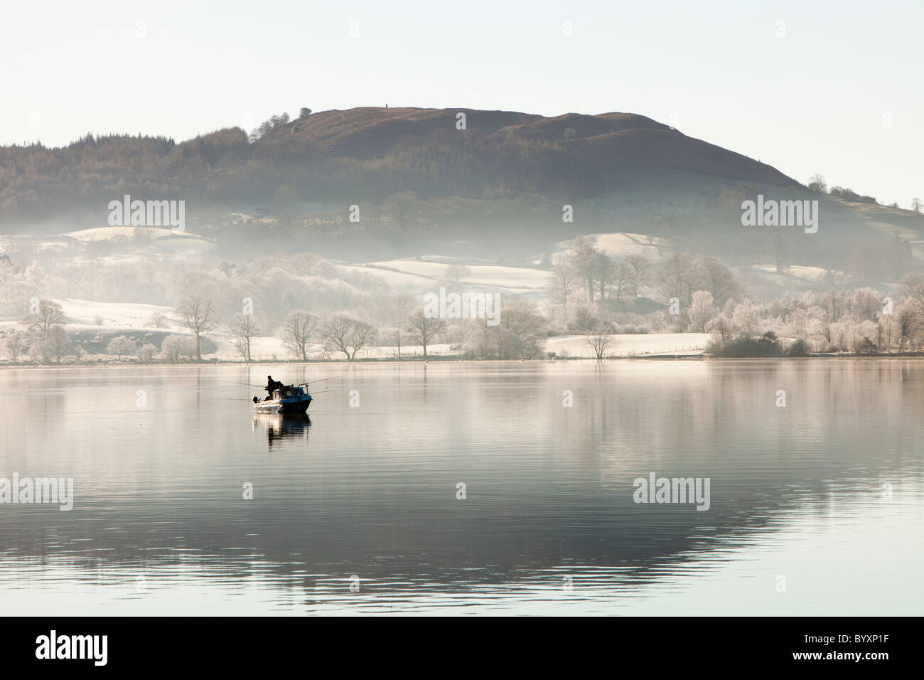 Char fishermen on lake windermere hi-res stock photography and images ...
