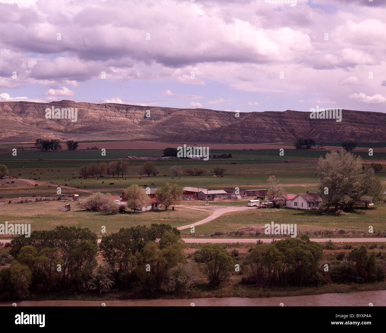 Ranch in Montana Stock Photo - Alamy