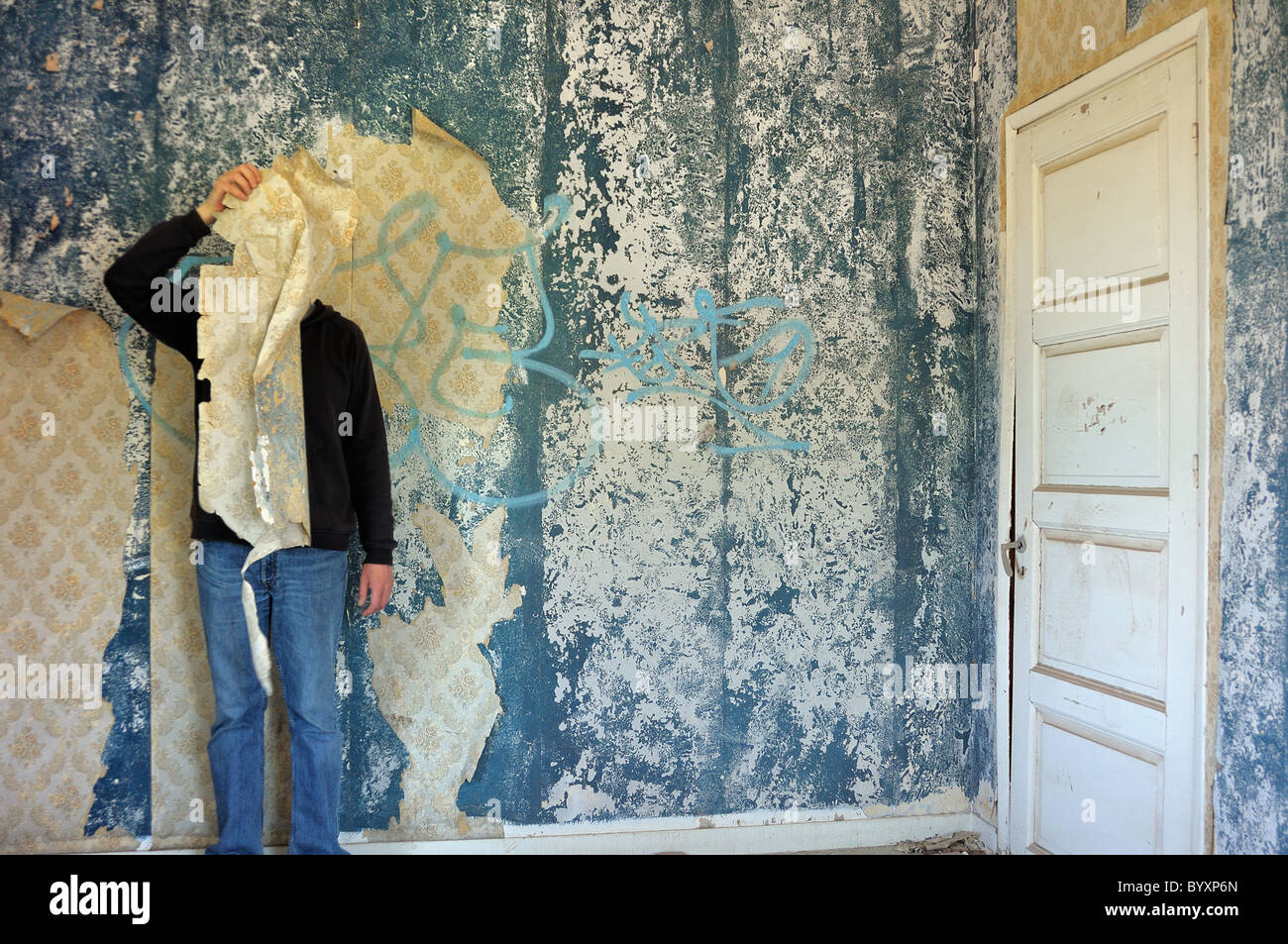 The time torn man hi-res stock photography and images - Alamy