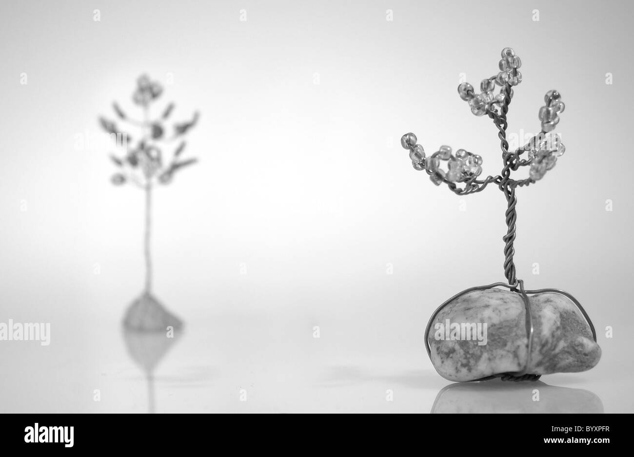 two trees in infinity Stock Photo - Alamy