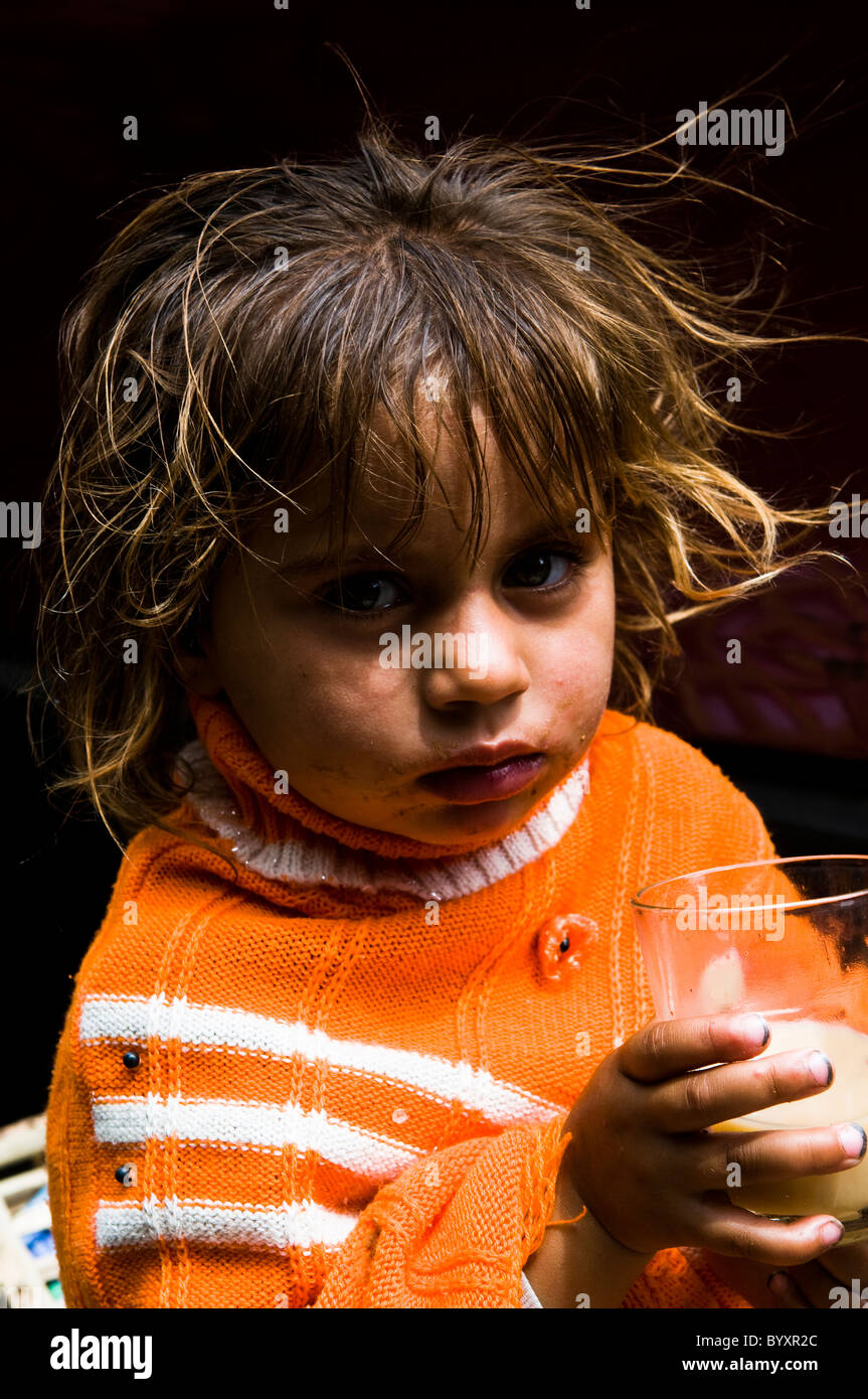 Portrait of a very cute Egyptian girl Stock Photo - Alamy