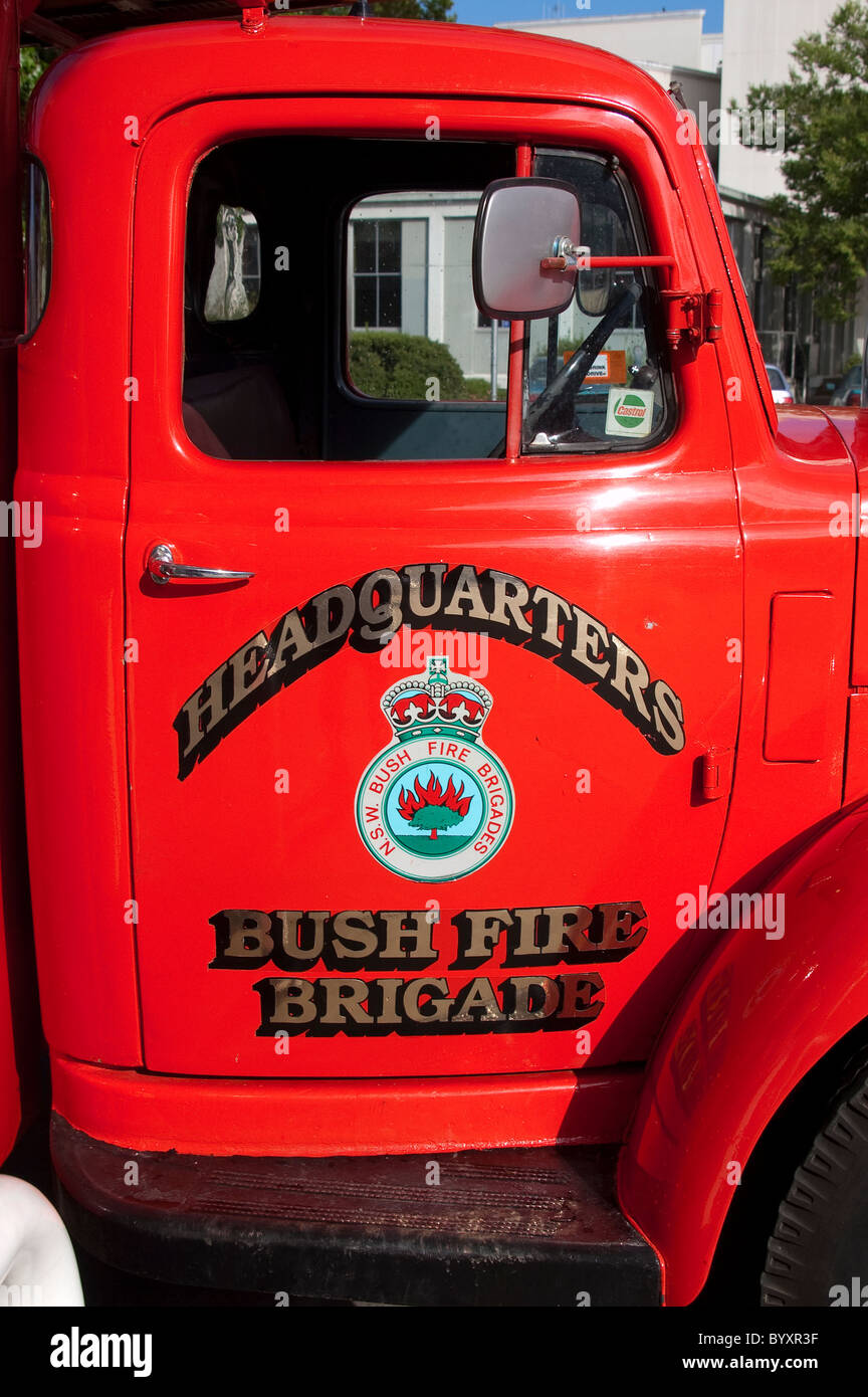Canberra Bush Fire Truck Stock Photo - Alamy