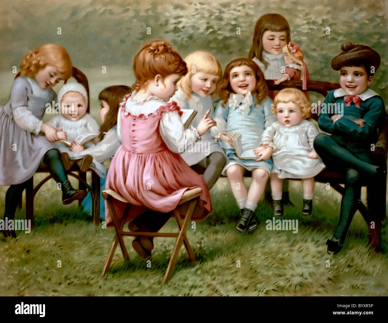Victorian teacher hi-res stock photography and images - Alamy