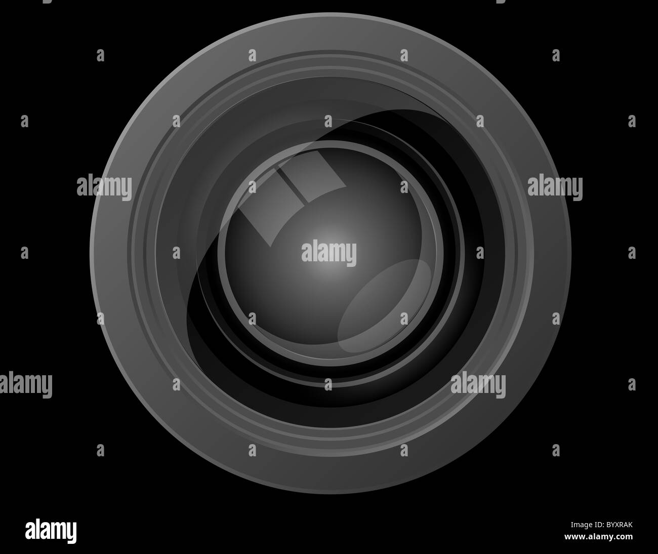 Focusing lens digital camera camera Black and White Stock Photos ...