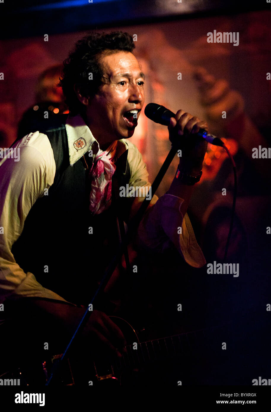 Alejandro Escovedo performing at the Continental Club, Austin, Texas ...