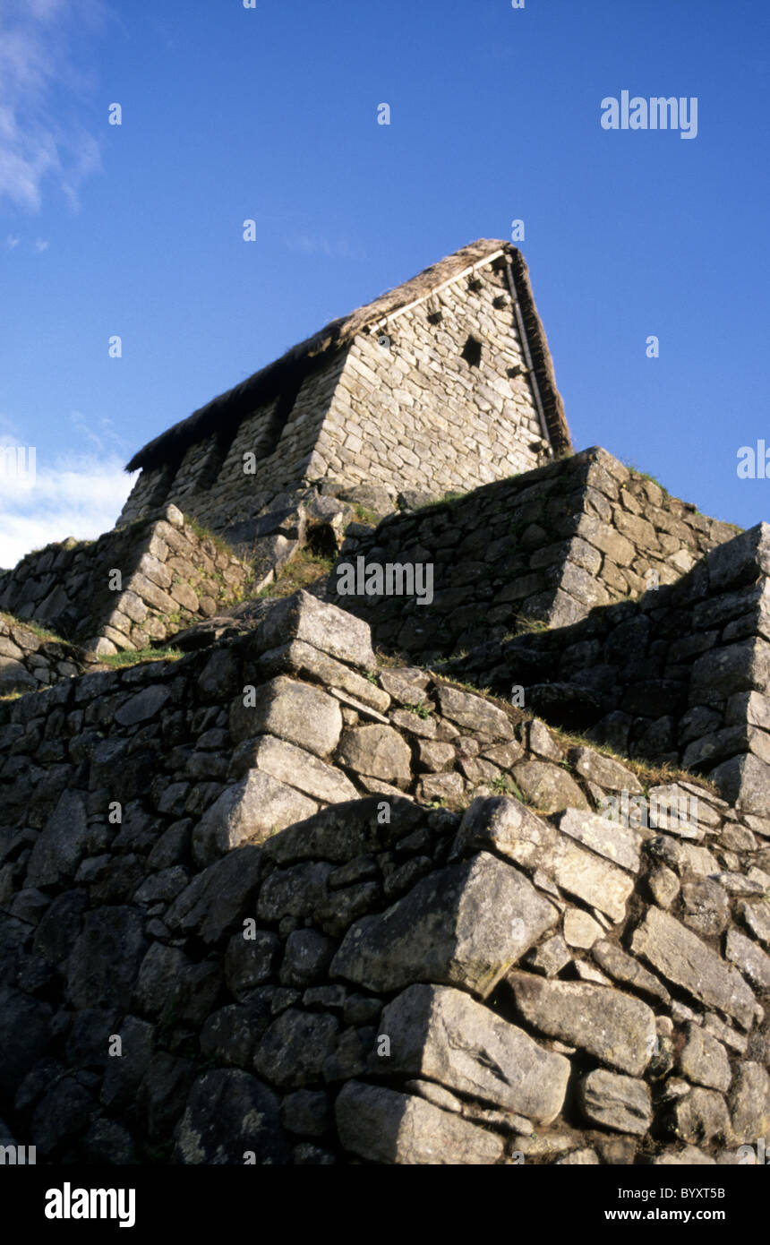 Hut of the Caretaker of the Funerary Rock in distance at UNESCO World ...