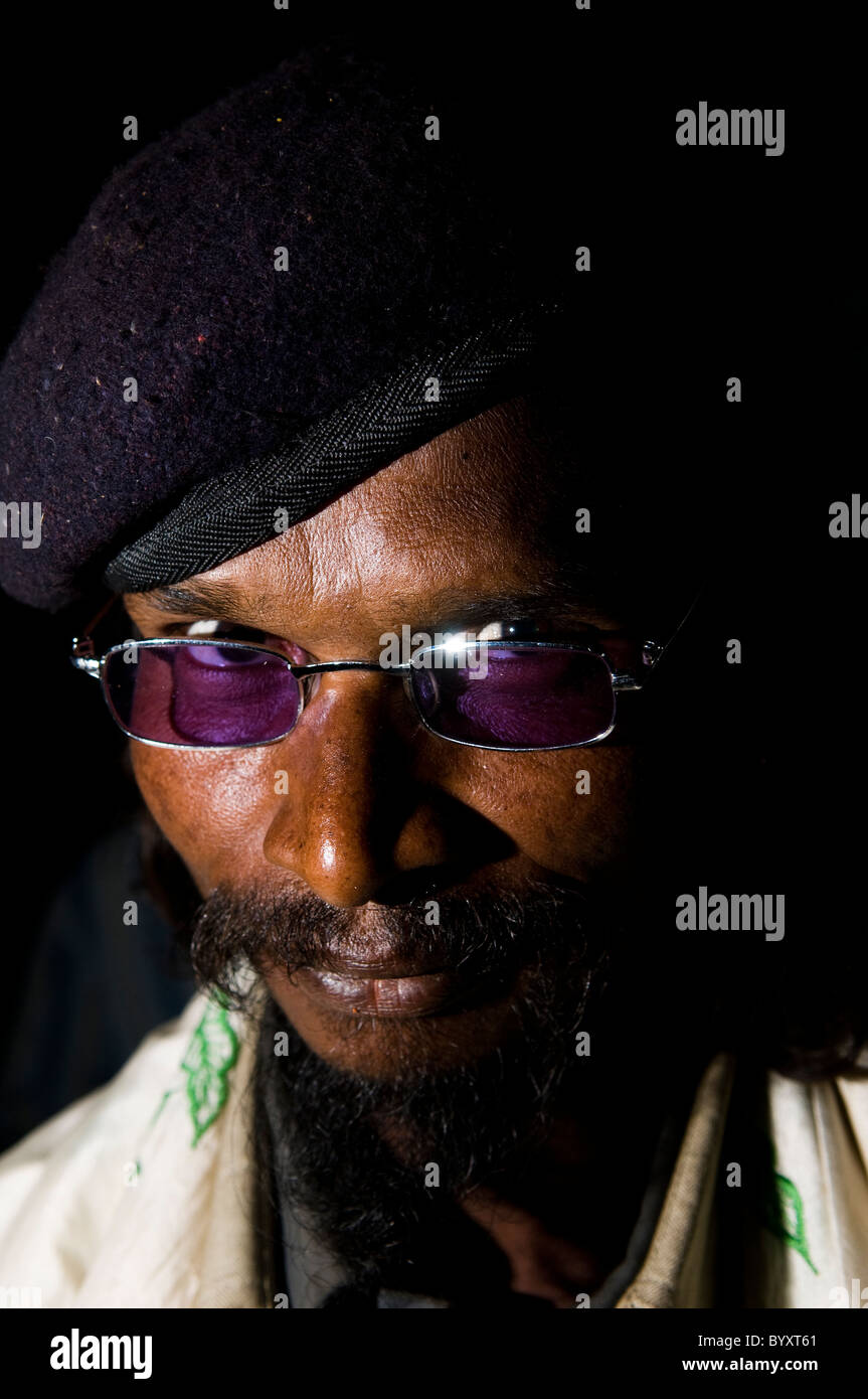 Portrait of a cool Indian man taken at night Stock Photo - Alamy