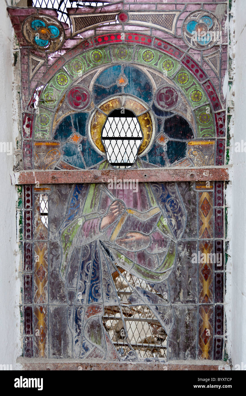 Broken stained glass window hi-res stock photography and images - Alamy