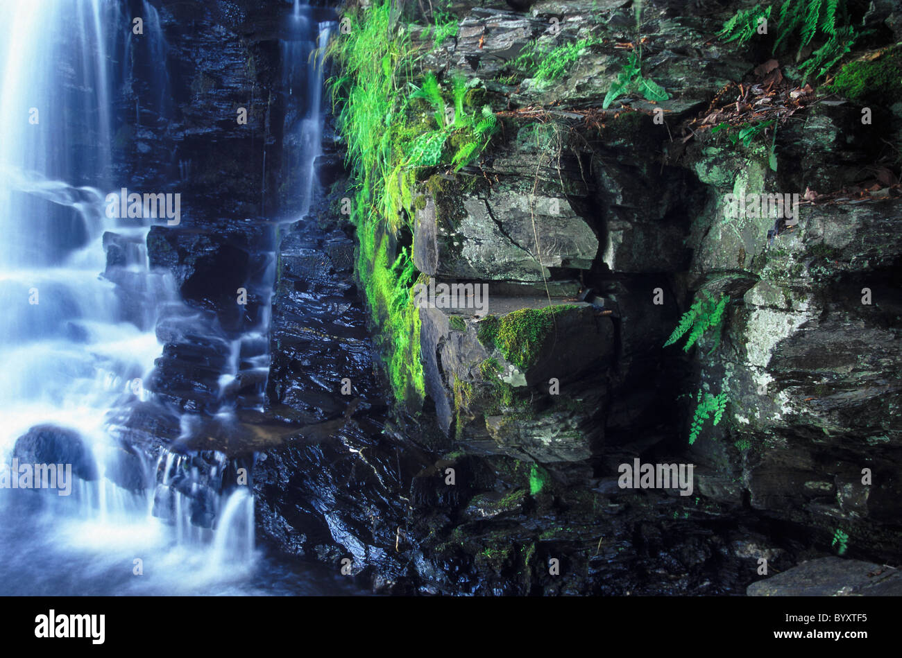 Powerhouse Falls - Michigan Stock Photo - Alamy