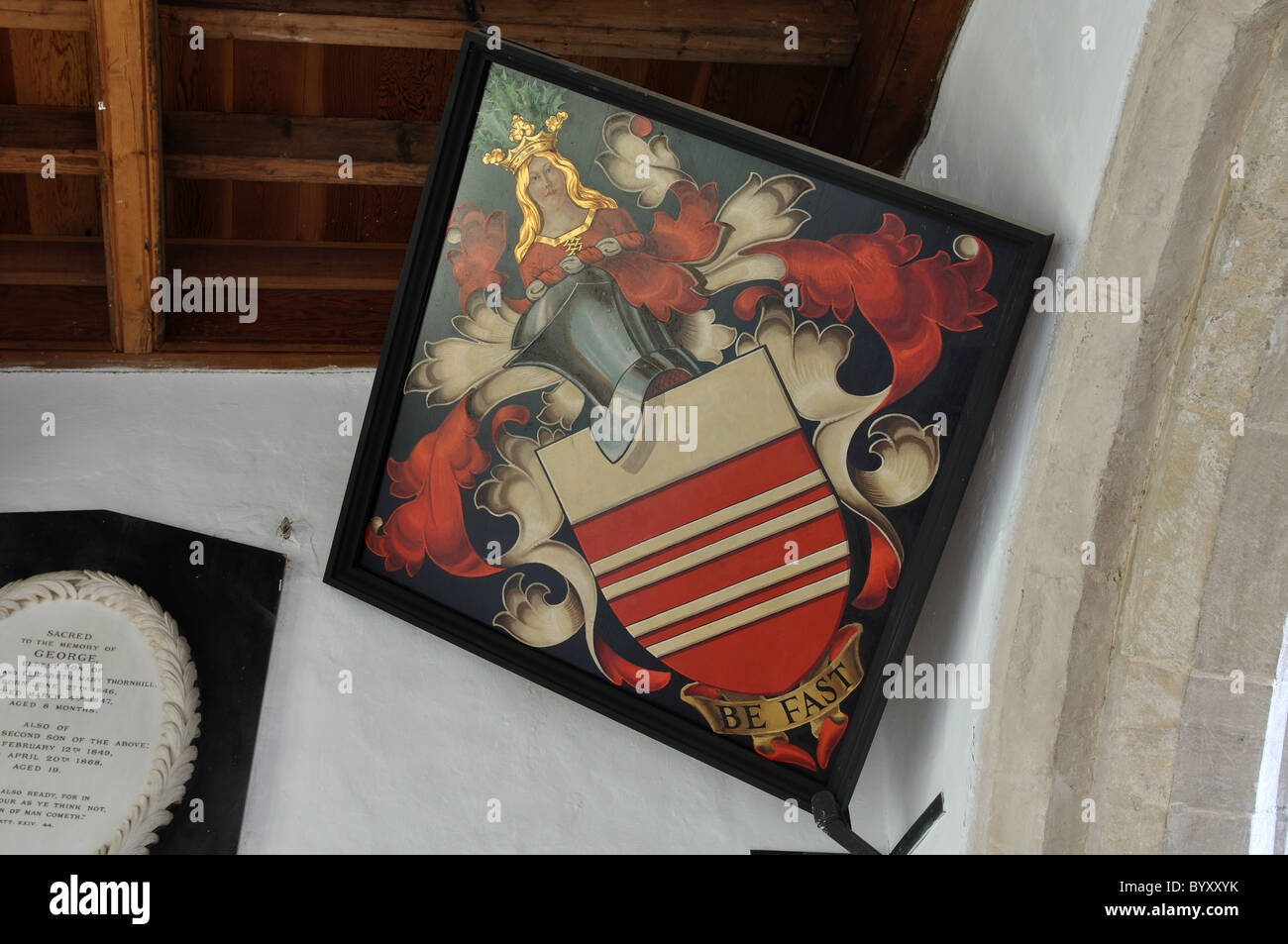 Church hatchments hi-res stock photography and images - Alamy