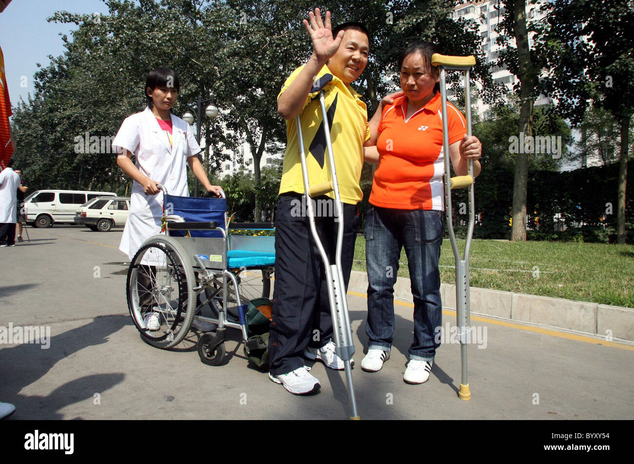 Severely disabled man hi-res stock photography and images - Alamy