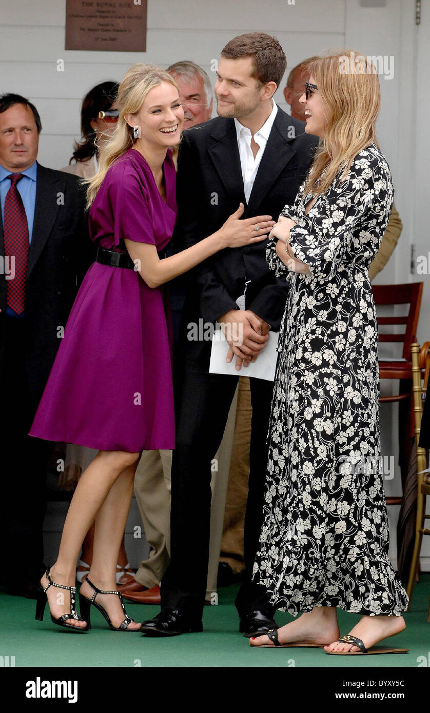 Diane Kruger and Joshua Jackson Cartier International Polo Guards Polo ...