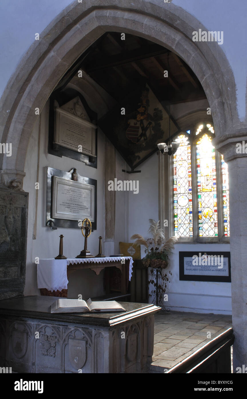 St. Catherine`s Chapel, St. Laurence Church, Diddington, Cambridgeshire ...