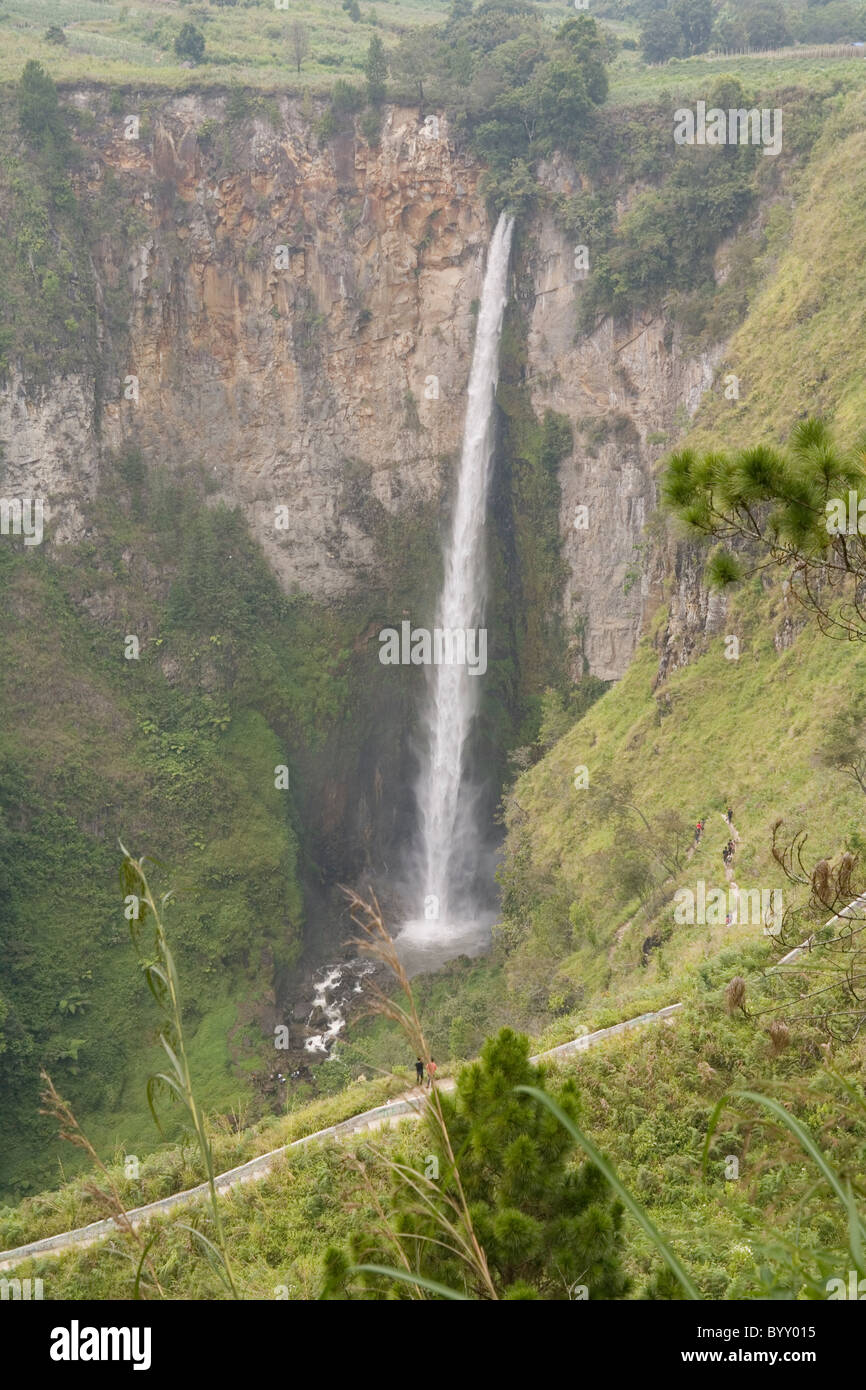 Indonesia Sumatra Toba Sipiso Piso waterfall Stock Photo - Alamy