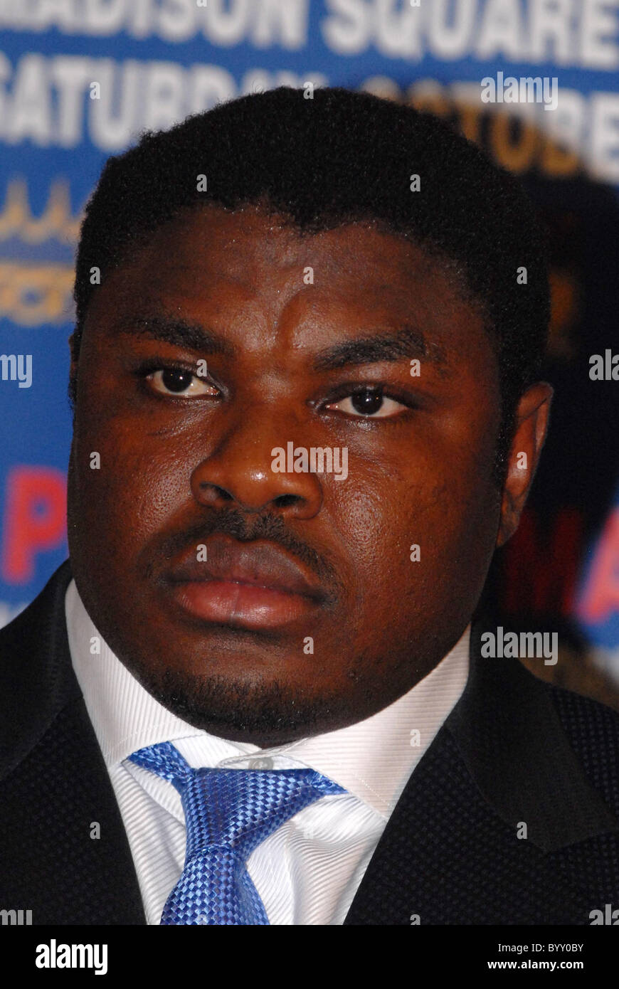 Samuel Peter World Heavyweight Championship press conference. WBC ...