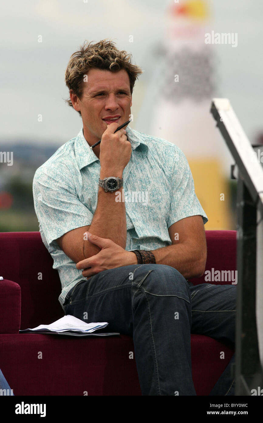 Olympic rower James Cracknell the annual Red Bull Air Race 2007 held ...