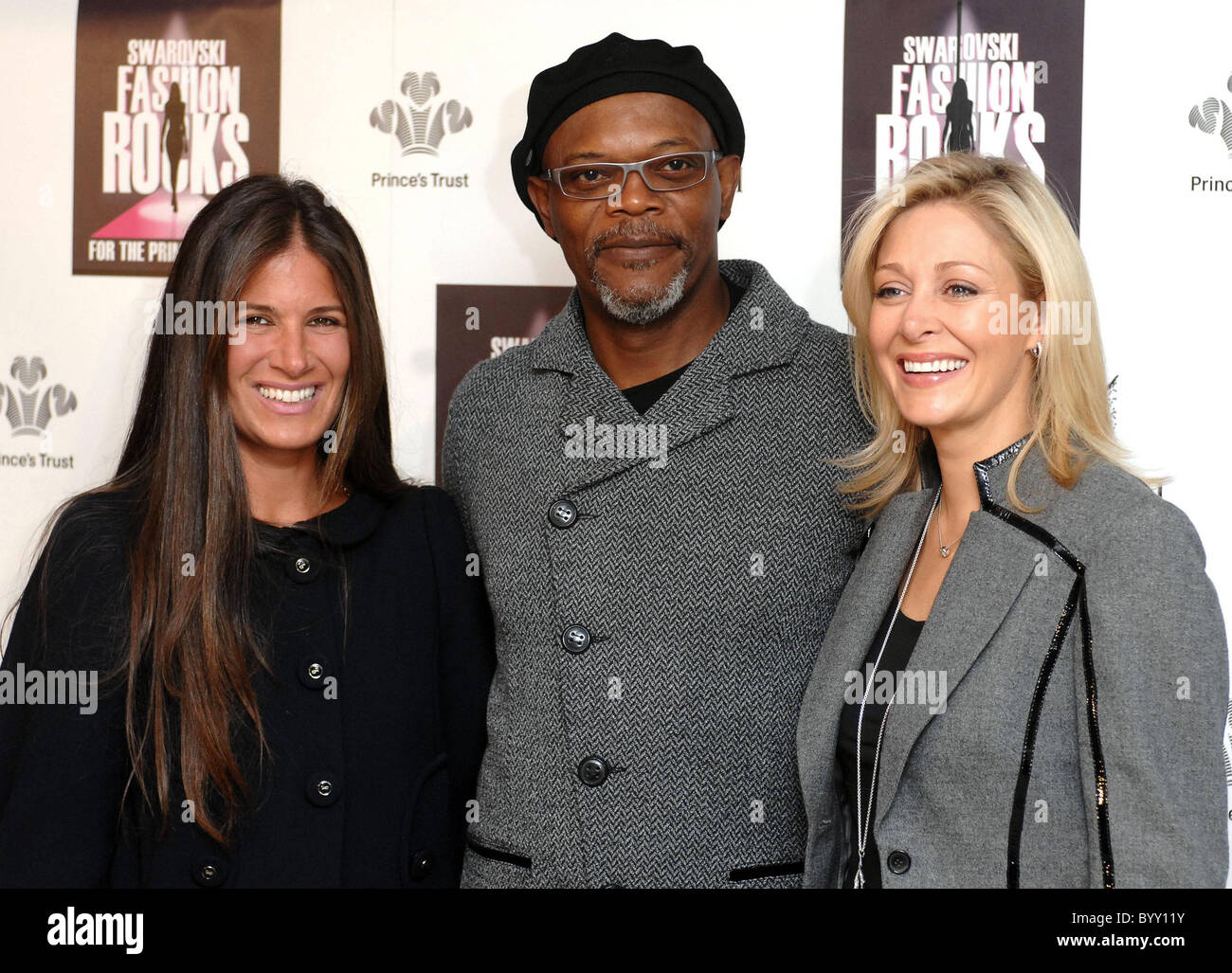 Elizabeth Saltzman, Samuel L. Jackson and Nadia Swarovski Swarowski ...