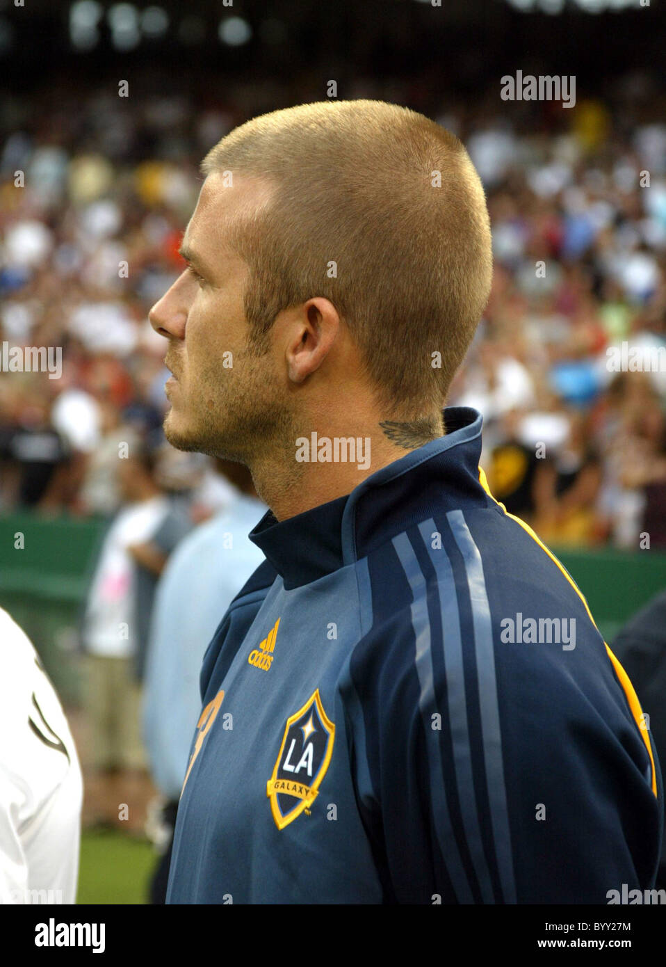 David Beckham LA Galaxy v DC United at the RFK Stadium in Washington DC ...