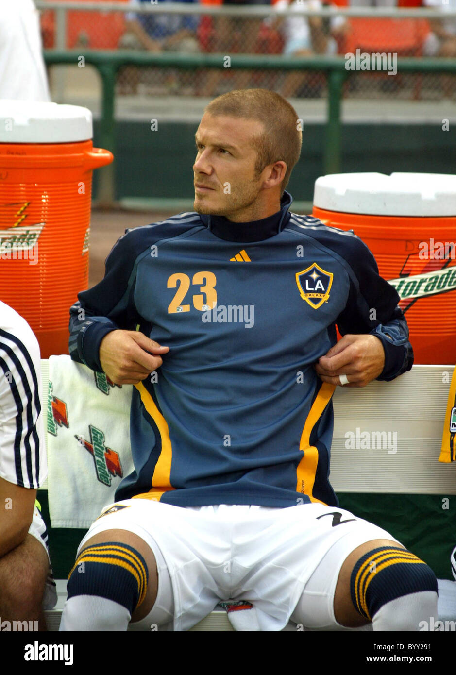 David Beckham LA Galaxy v DC United at the RFK Stadium in Washington DC ...