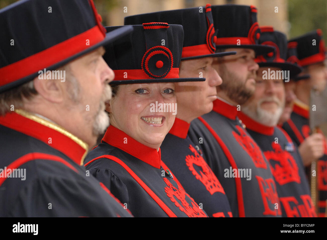 The first female yeoman warder beefeater hi-res stock photography and ...