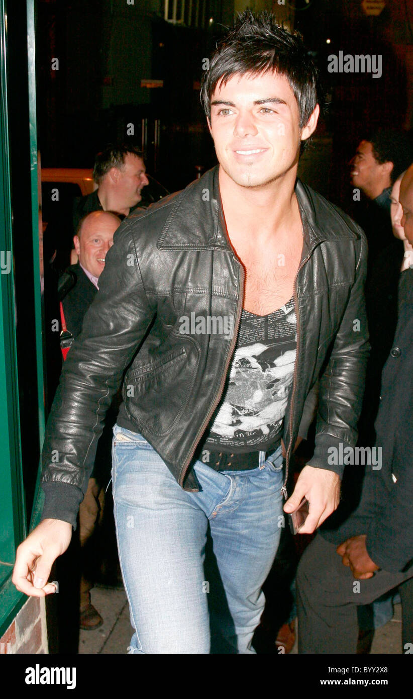 Anthony Hutton Hollyoaks and Emmerdale stars at the after event party ...