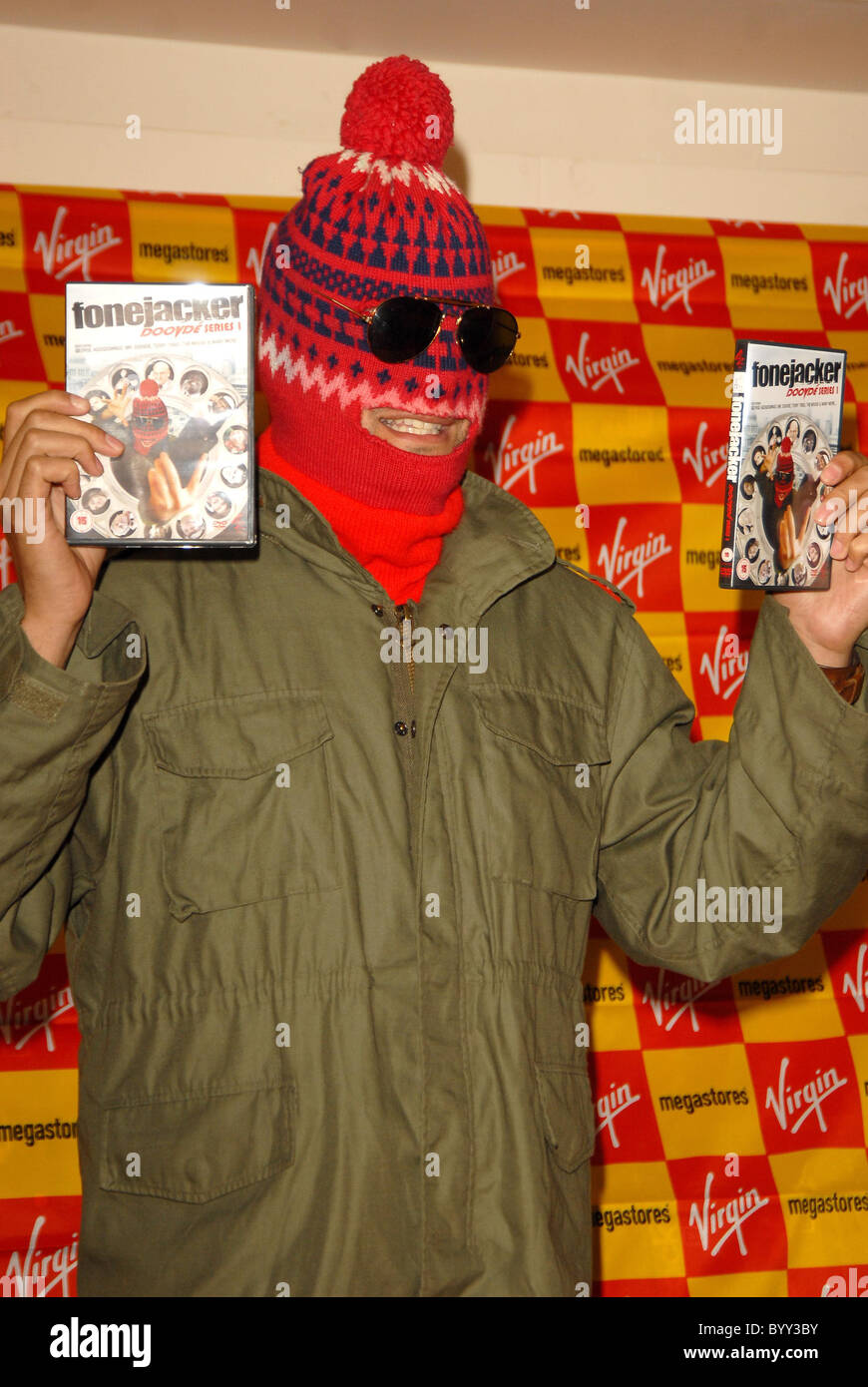 Kayvan Novak aka The Fonejacker Fonejacker - DVD signing and photocall ...