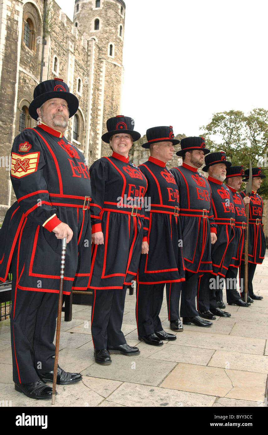 The first ever female Beefeater, Yeoman Warder Moira Cameron, starts ...