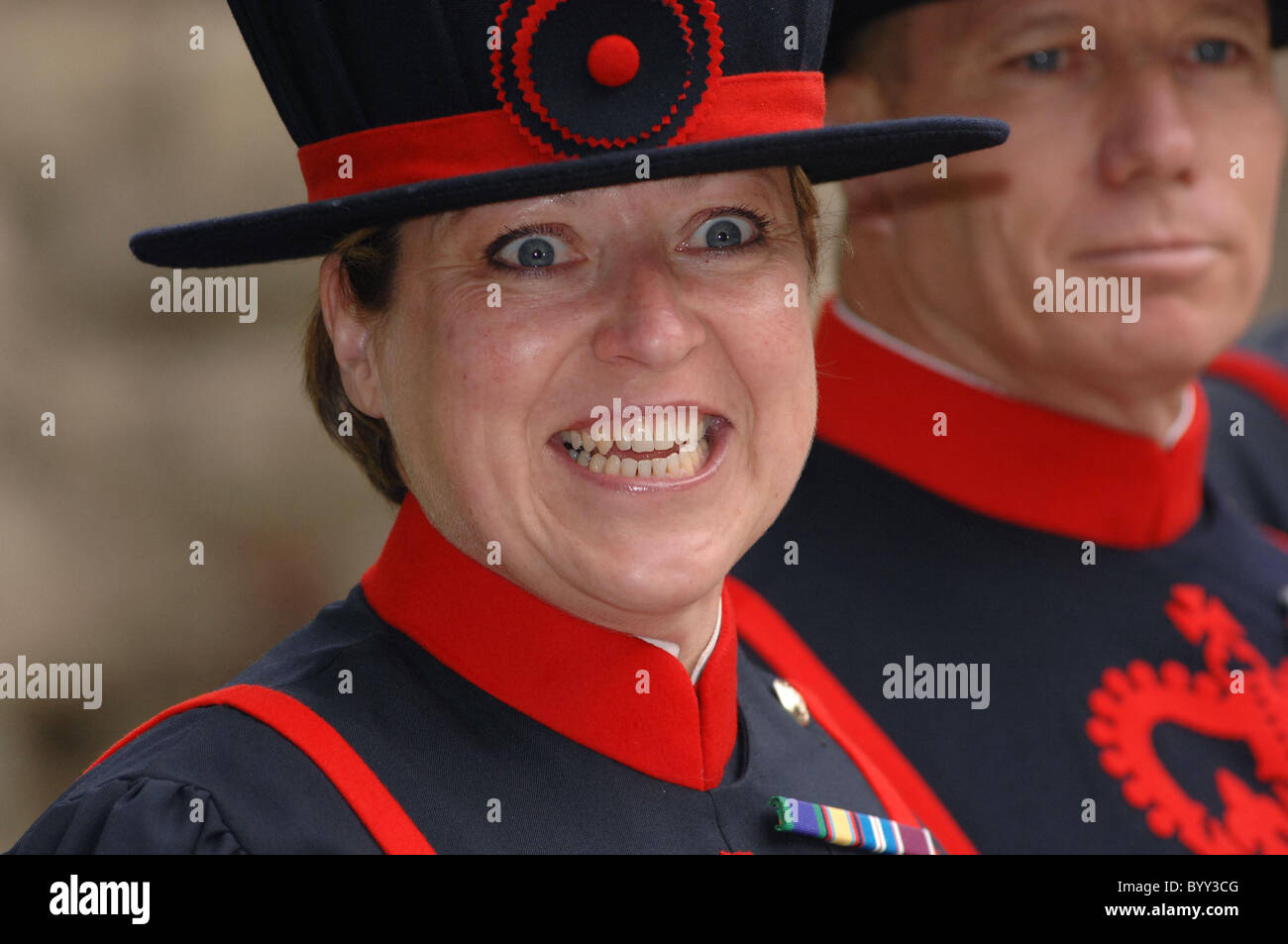 The first ever female Beefeater, Yeoman Warder Moira Cameron, starts ...