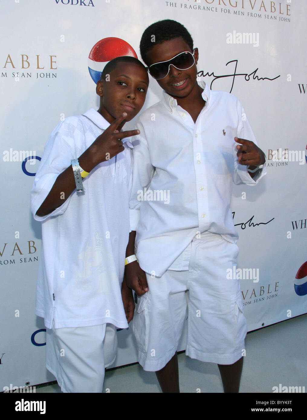 Reverend Run's children "The Real White Party" presented by Sean 'Diddy ...