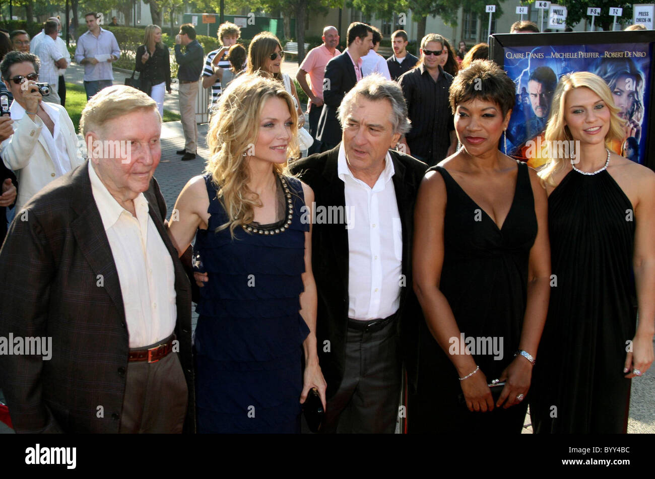 Sumner Redstone,Michelle Pfeiffer,Robert De Niro,Grace Hightower and ...