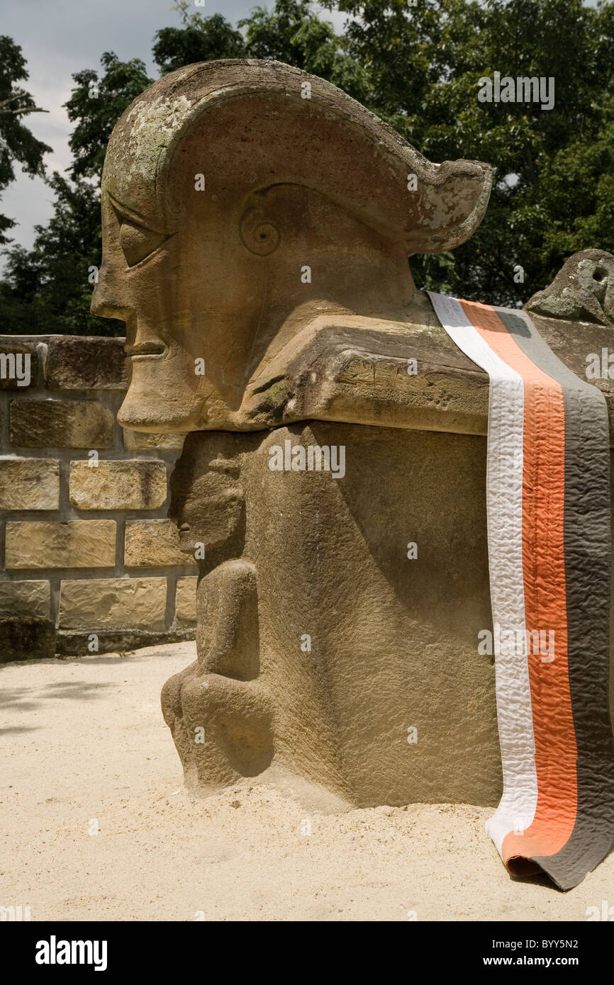 Indonesia Sumatra Lake Toba Samosir island Tomok Royal tomb Stock Photo ...