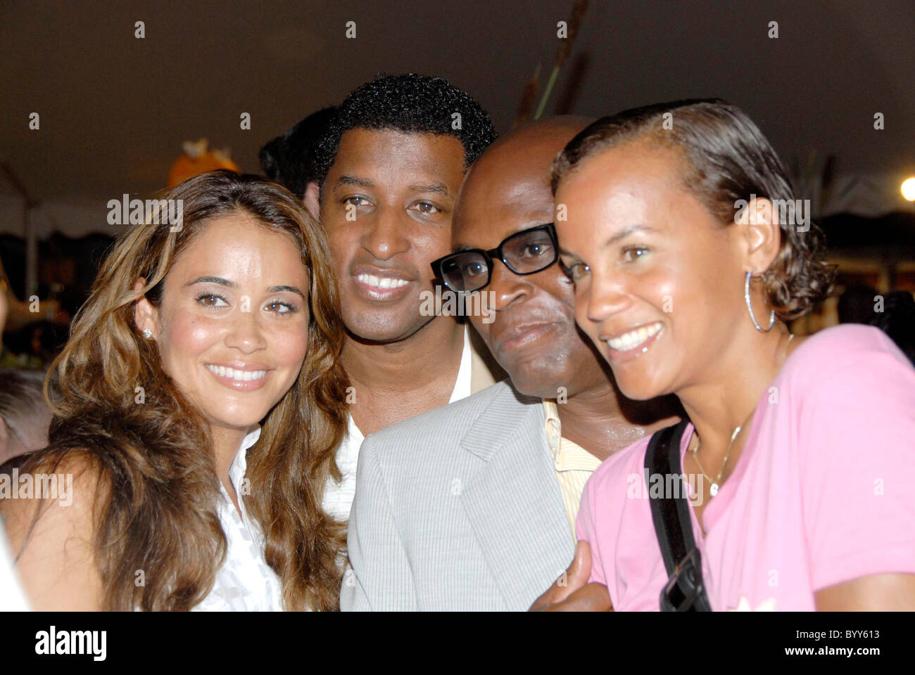 Kenneth ' Babyface ' Edmonds and L. A. Reid with wife Rush ...