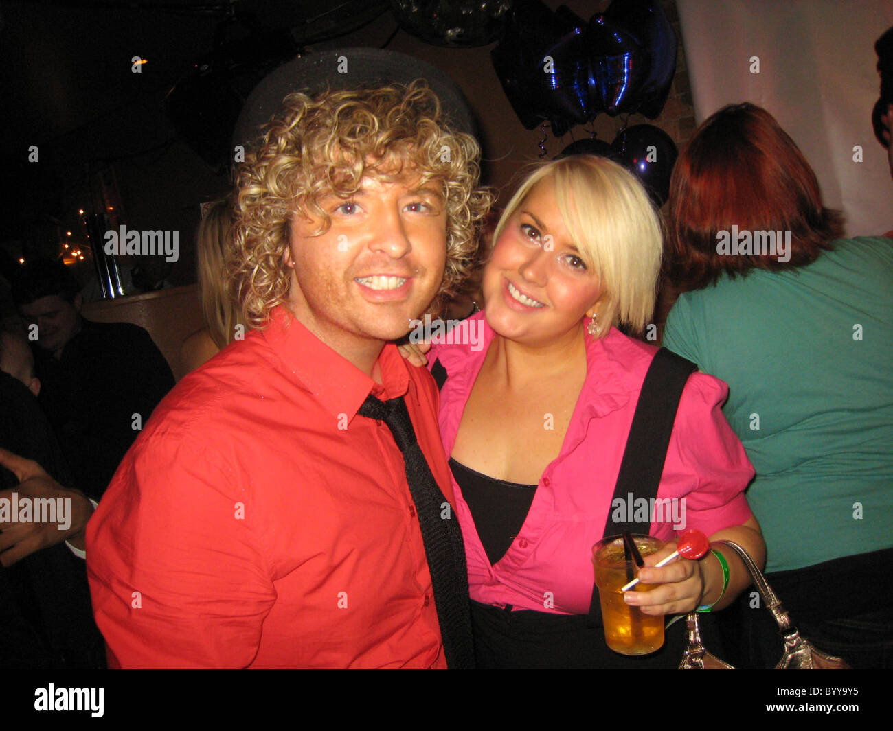 Seany O'Kane and Laura Williams Big Brother 8 wrap party held at EGG ...