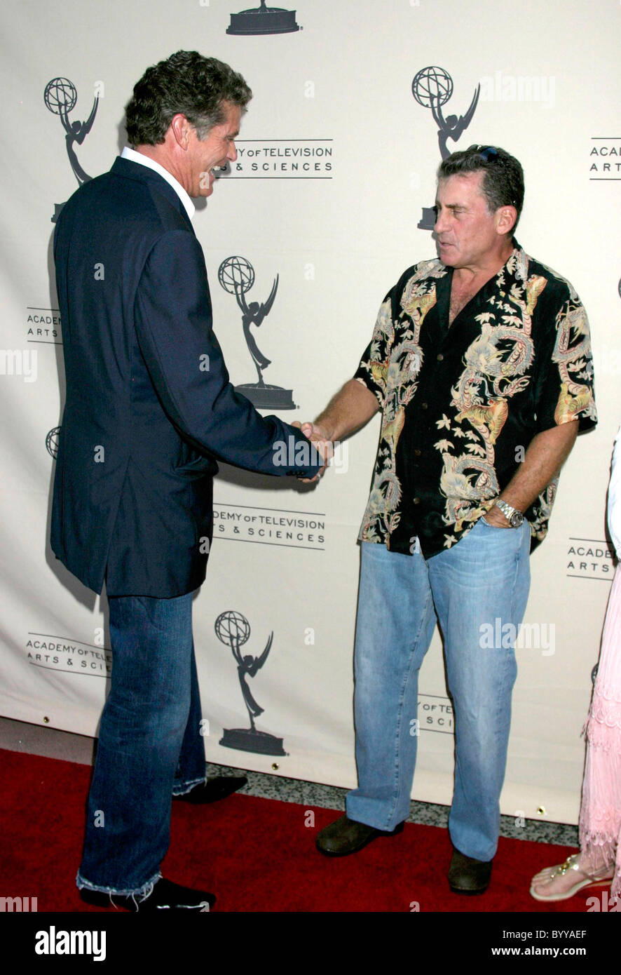David Hasselhoff and Paul Michael Glaser Academy of TV Stunts Peer ...