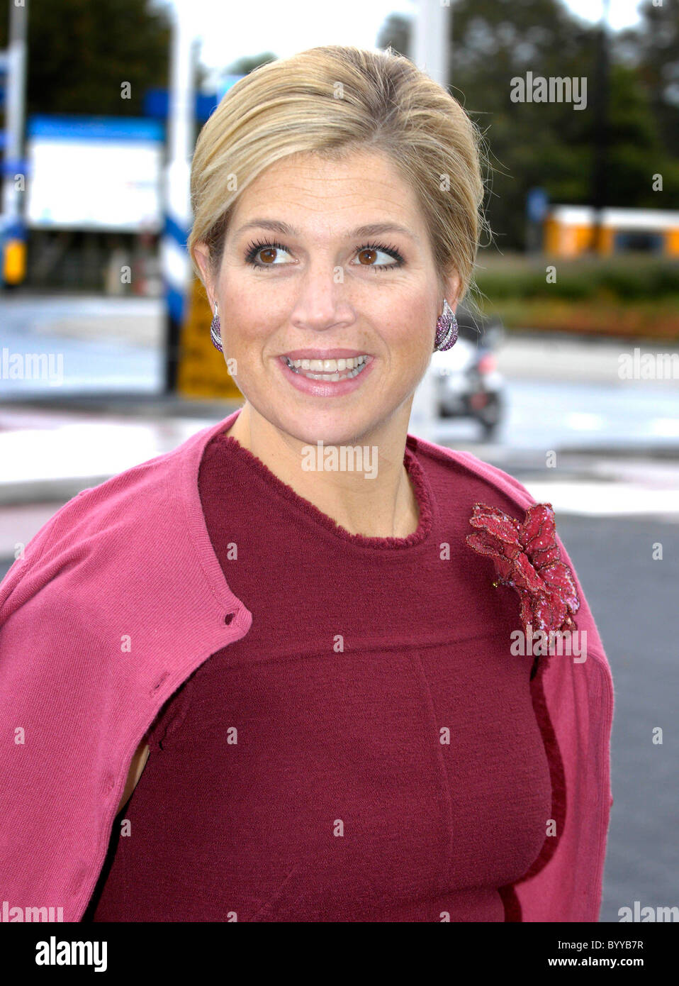 Princess Maxima attends the presentation of a photobook Hilversum ...